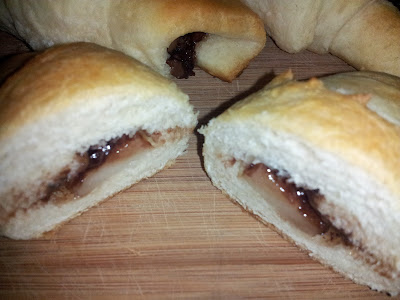 Smith and Blessings: Snacktastic Saturday: Apple Nutella Roll-Ups