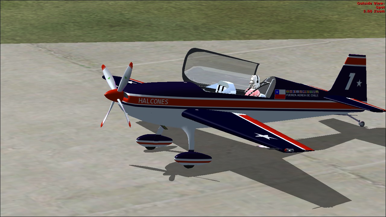 Aéro Virtual FSX: EXTRA 300L Halcones Chile FSX