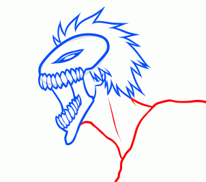 How To Draw Hollow Ichigo from Bleach | How To Draw Manga