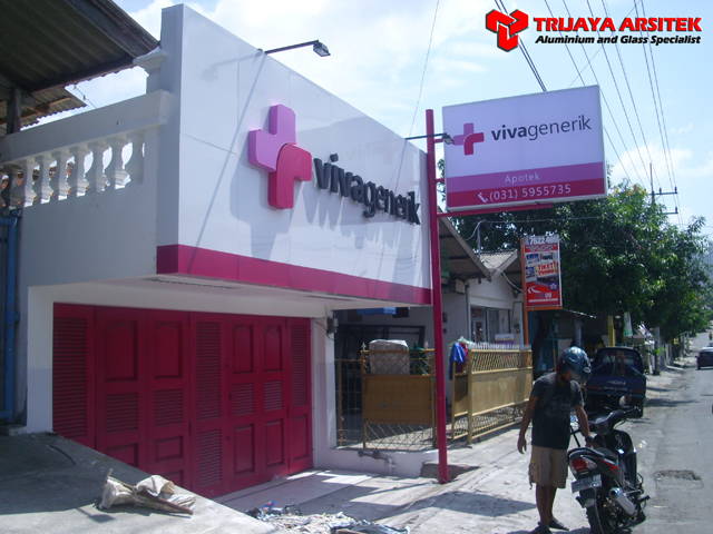 PROYEK APOTIK VIVA GENERIK : Jasa Pemasangan Aluminium Composite Panel ...