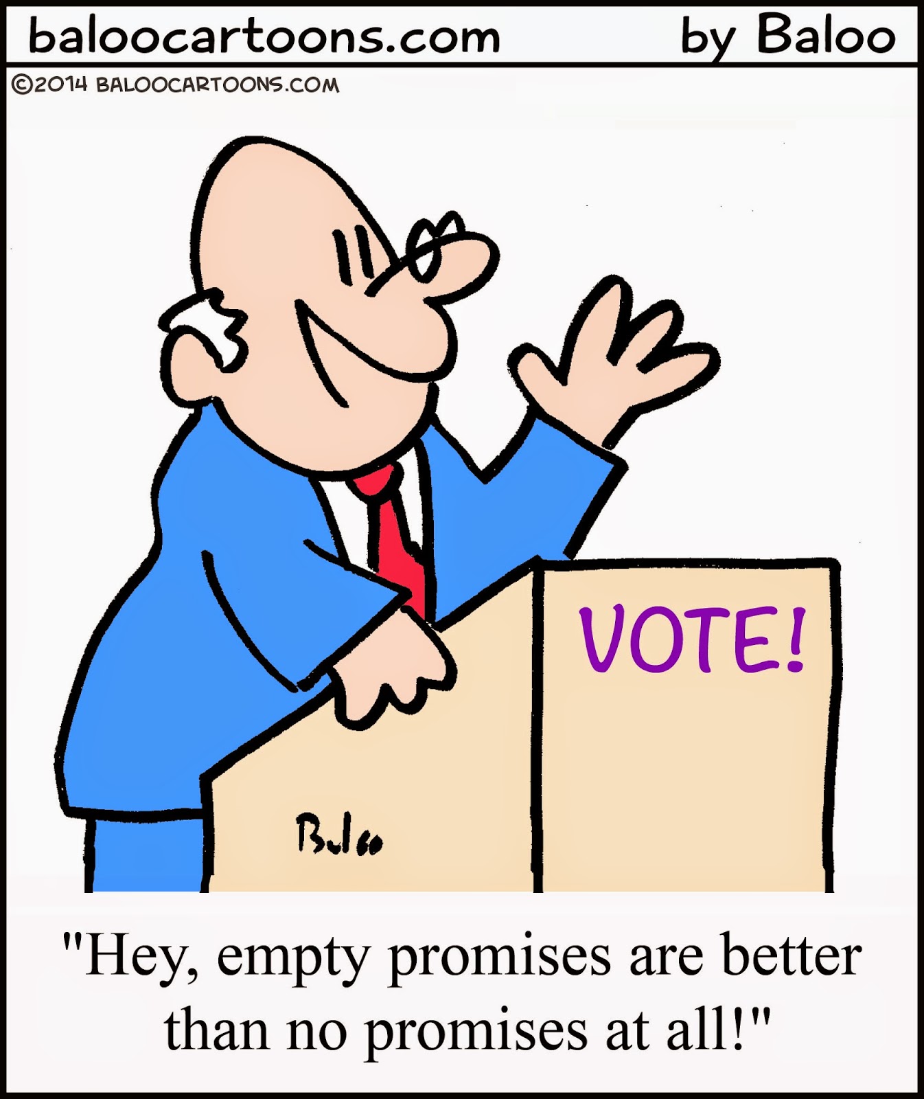 BALOO'S CARTOON BLOG: Politician cartoon