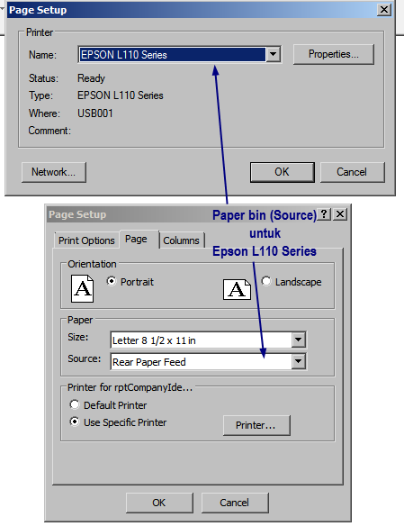 Membuat Fungsi Untuk Daftar Paper Tray/Bin (Tempat Kertas Printer ...