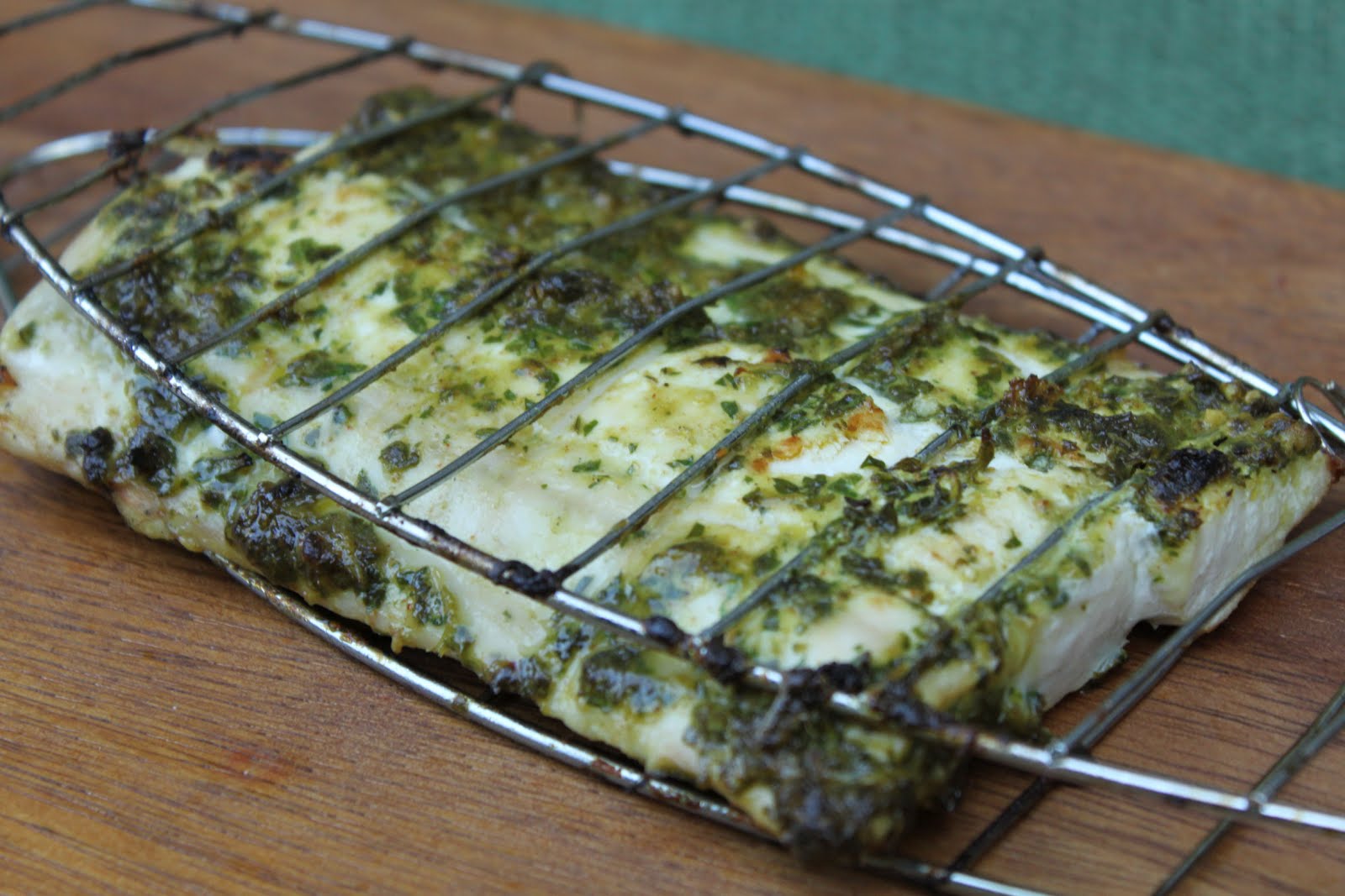 Pots and Frills: Fish Grilled with Chermoula--A Moroccan Sauce