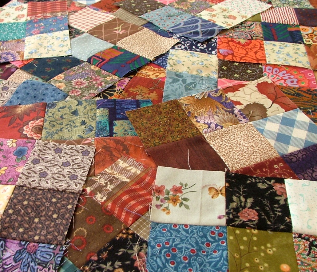 Sandy Quilts: Scrappy Nine Patch Day Continued