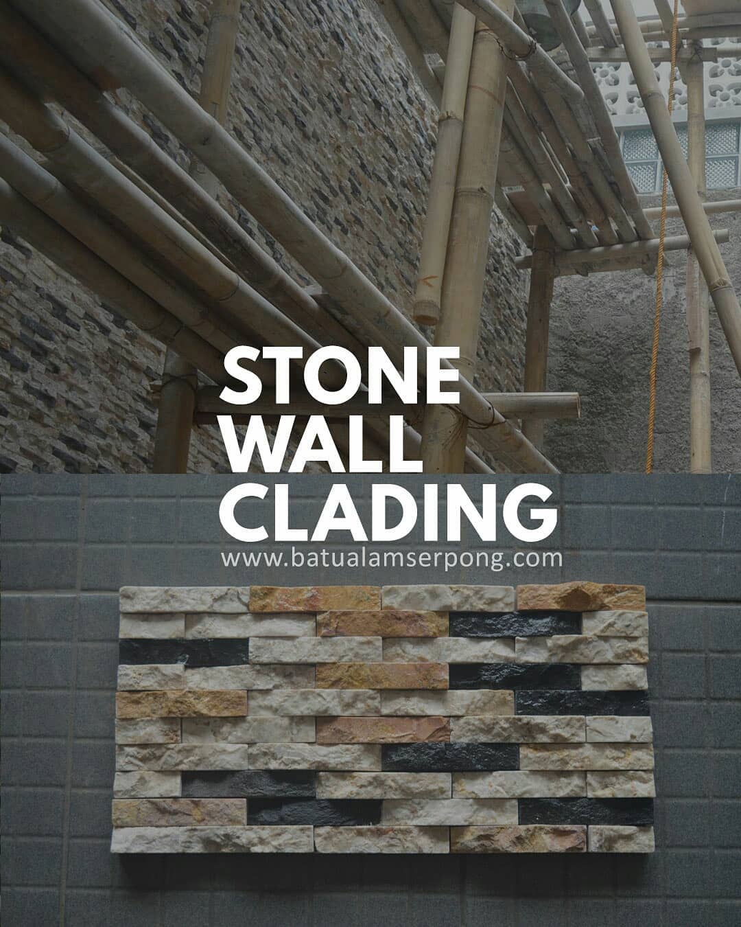 PEMASANGAN WALL CLADDING MIX UNTUK KESAN MEWAH DINDING RUMAH - JUAL ...
