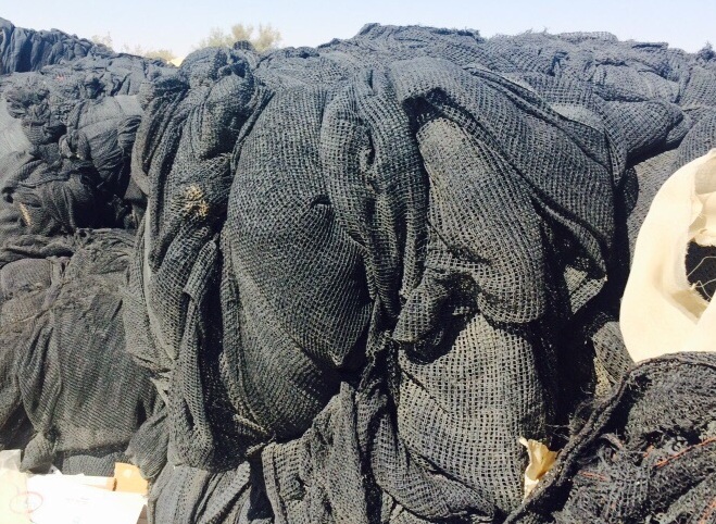 Recycling Plastics: HDPE Nets - Black