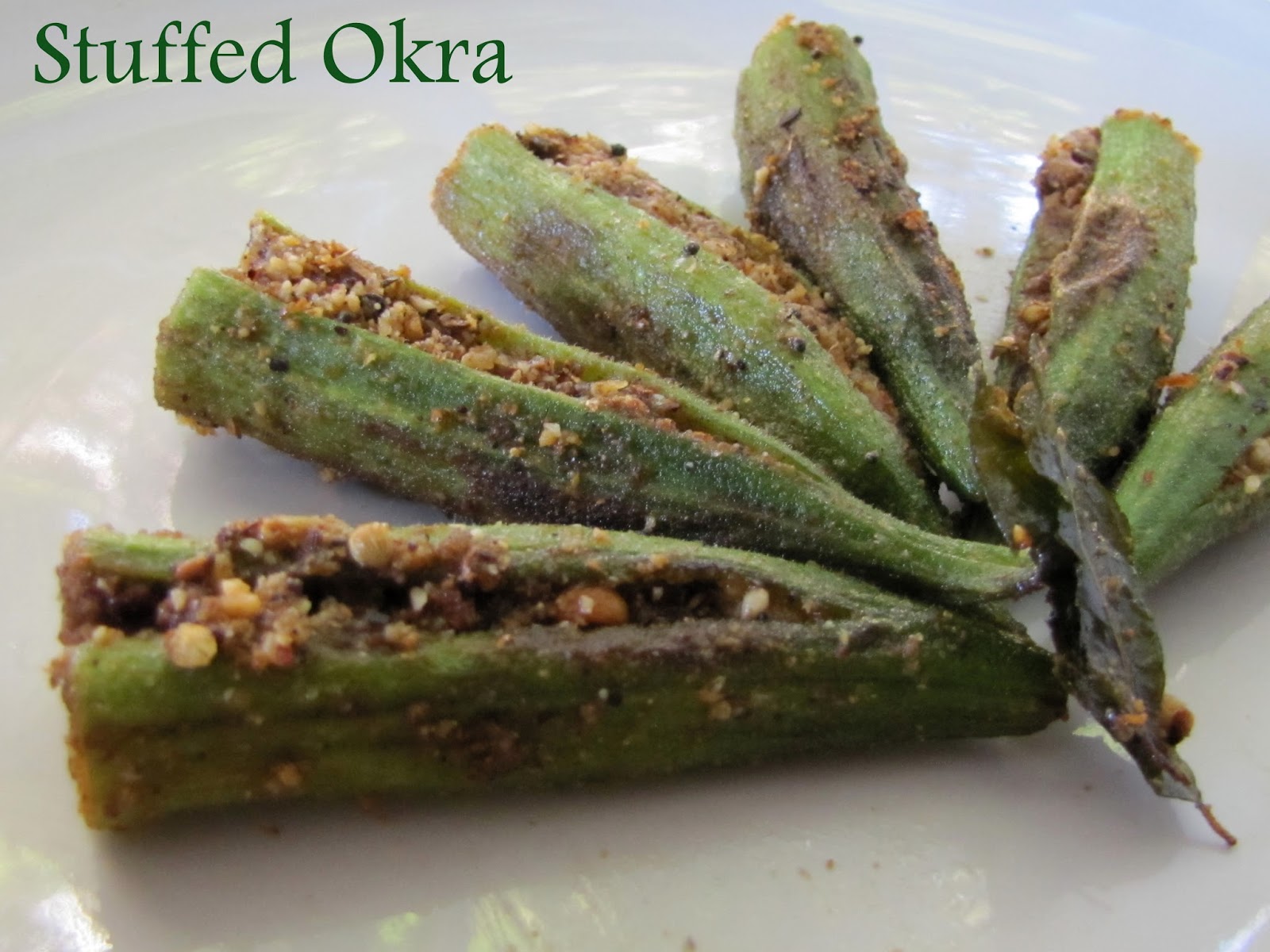 Stuffed Okra |Nithya's Nalabagam