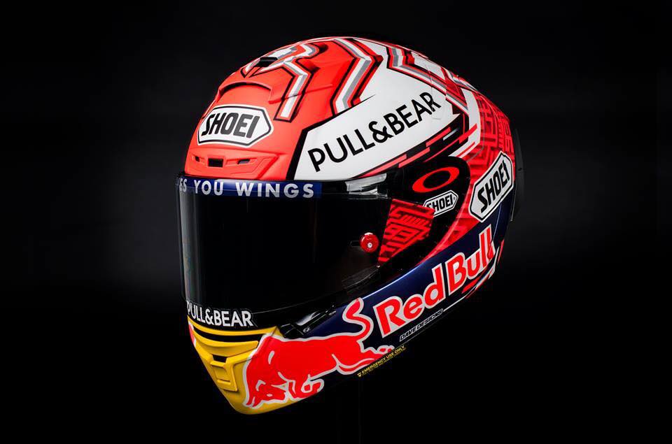 Racing Helmets Garage: Shoei X-Spirit III Marc Márquez 2018 by Dave Designs