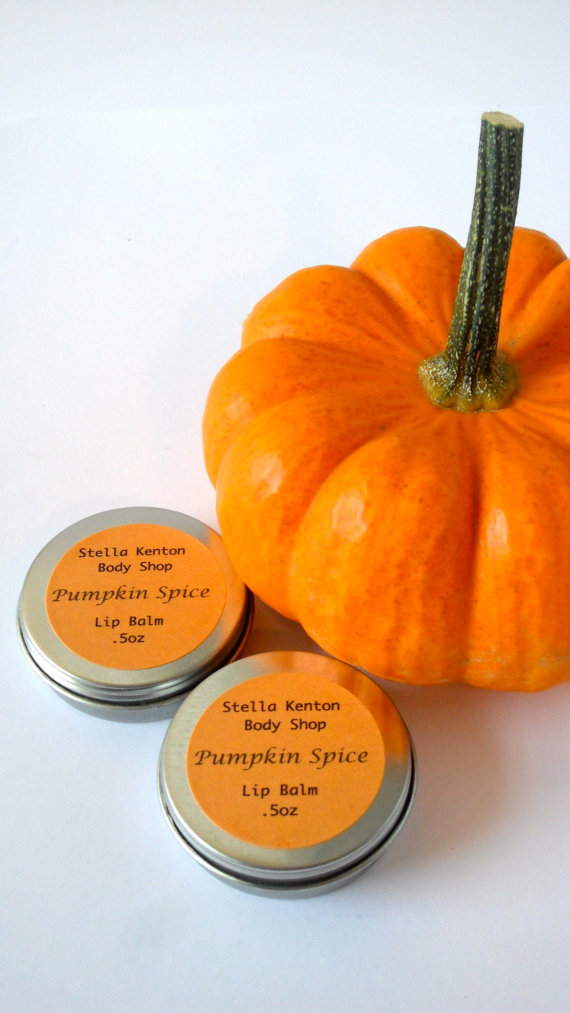 Pumpkin Spice Lip Balm, Natural, Fall Flavors, Lip Butter - Red ...