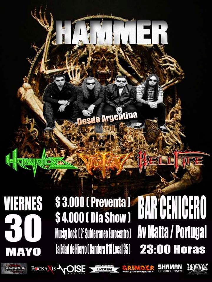 Official Site Hellfire Thrash Metal Band (From Chile)