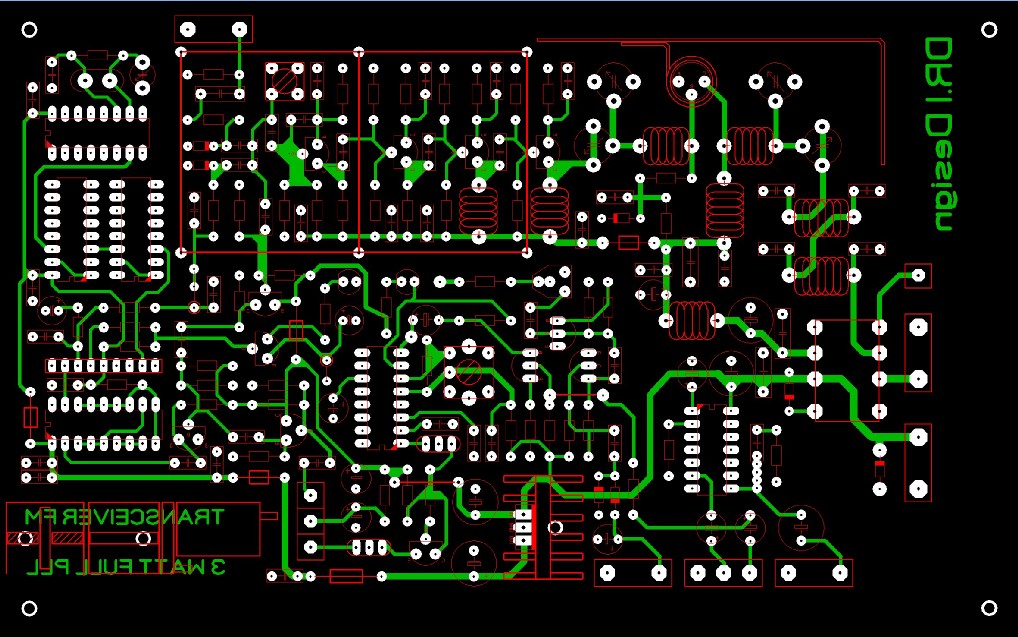 Karya Solderanku: Buat Layout PCB, Bangun Transceiver FM 80MHz