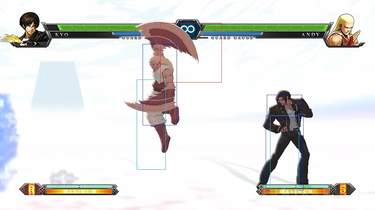 KOF XIII HITBOX: Andy