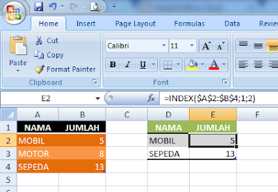 Cara Menggunakan Fungsi INDEX dan MATCH di Excel ~ KedaiDotIlmu
