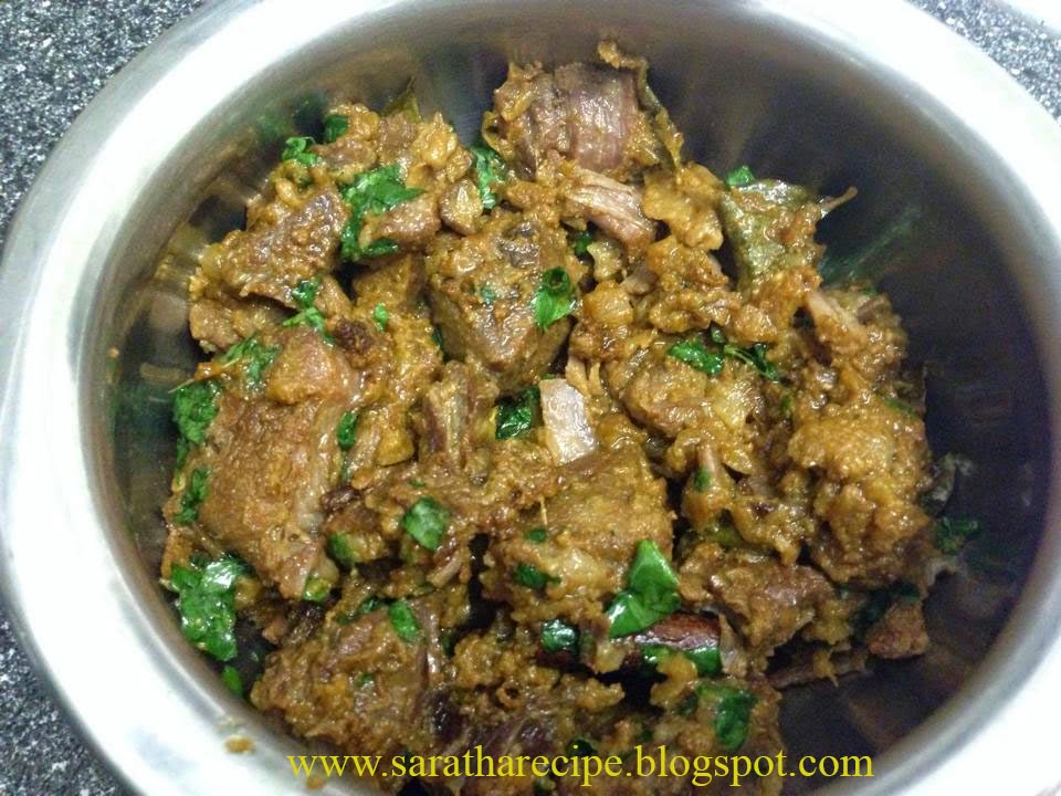 சாரதா சமையல்: மட்டன் தொக்கு / Mutton Thokku
