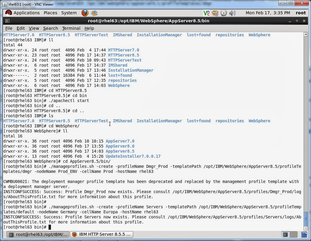 websphere-infra: Install IBM WebSphere Application Server 8.5.5 ND