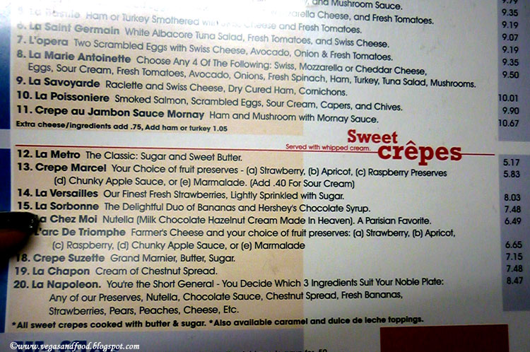 French Crepe Company - The Grove - Vegas and Food