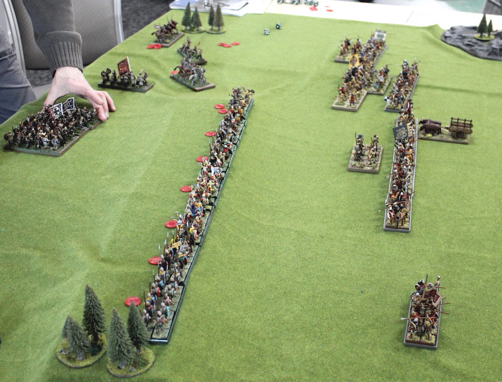 Bucellarii: Battle of Ashdown 871 AD Dux Bellorum Game