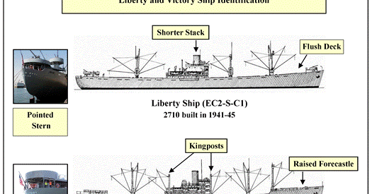 Take a Trip on a Survey Ship: USNS Michelson: Liberty Ship or Victory Ship