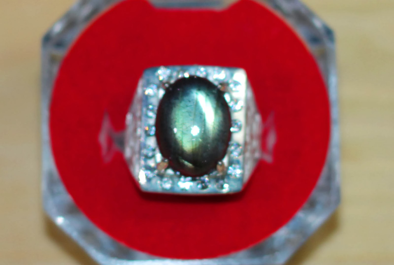 jual beli segala rupa: Batu Cincin Labradorite feldspar Ceylon 100% ...