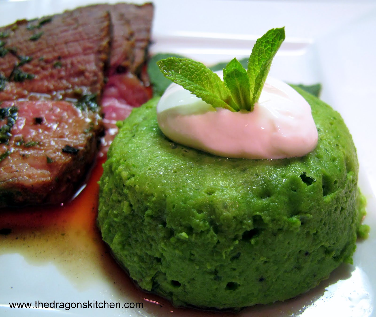 Dragon's Kitchen: Minted Pea Timbales