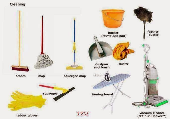 My Everyday English: Cleaning vocabulary