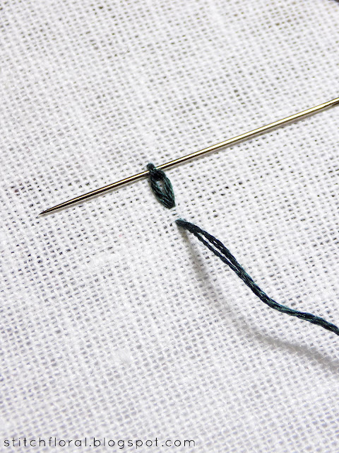 Heavy chain stitch & braided chain stitch tutorial - Stitch Floral