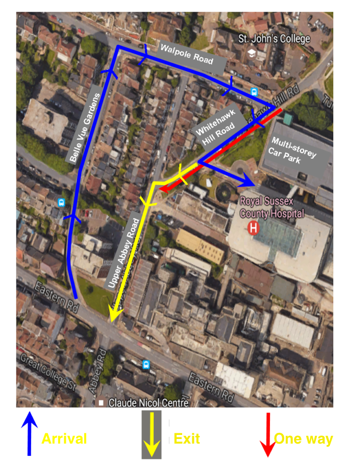 #Brighton Bits: RSCH car park - access route change.