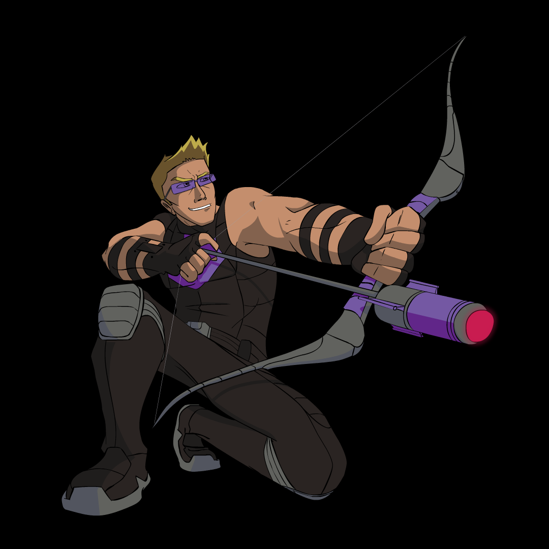 Hood-Boy Cartoons: Hawkeye and realistic practice
