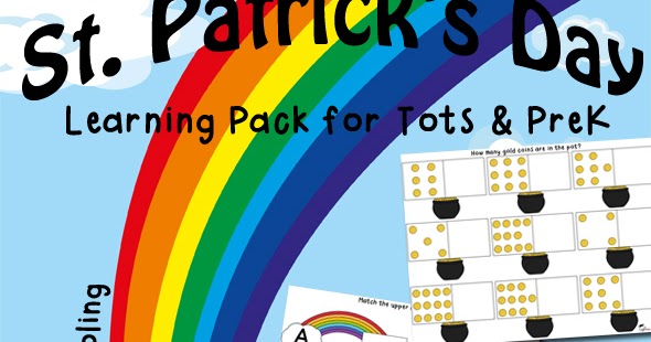 St. Patrick's Day Learning Pack for Toddlers and PreK | Totschooling ...