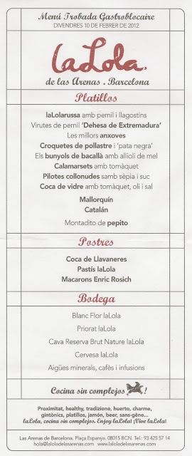 Mis Restaurantes: laLola de las Arenas