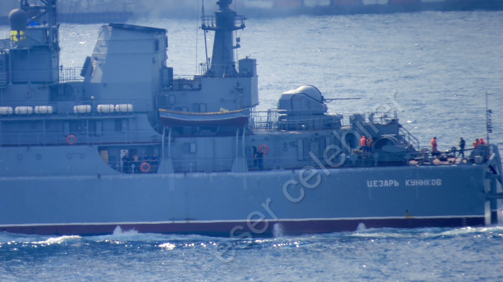WARSHIPS ON THE BOSPHORUS: 158 Caesar Kunikov (BDK-64) Ropucha II
