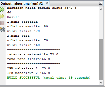 Program Menghitung Rata-Rata dan IPK dengan Array Java ...