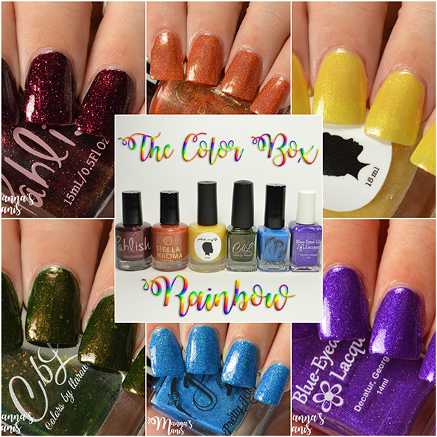 The Color Box: Rainbow & Giveaway - Manna's Manis
