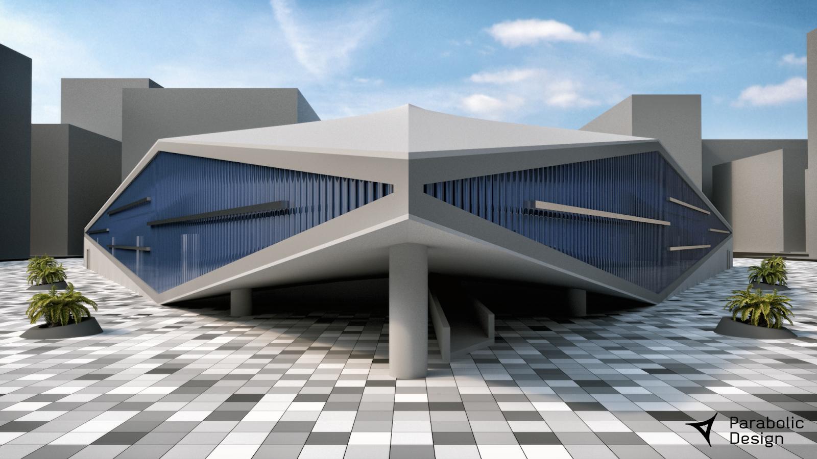 Parametric Design Study of Qatar National Library | Parabolic Design