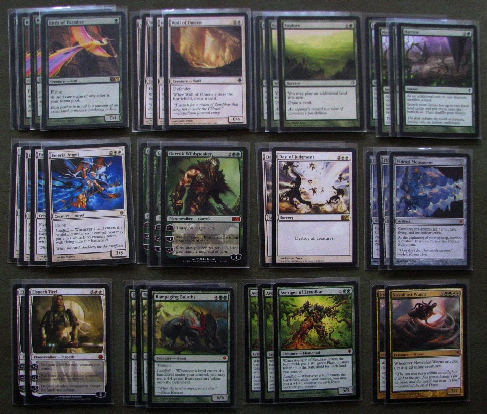 MTG Realm: Green - White Tokens