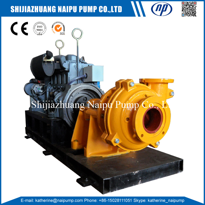 Centrifugal Slurry Pump: 75ZJ 3 inches Slurry Pump with Diesel Engine ...