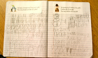 Funky First Grade Fun: Winter Math Journals and Common Core Morning Work