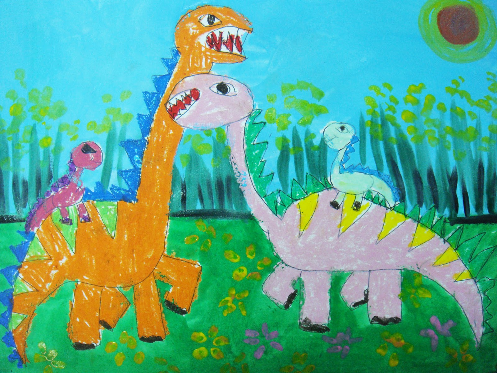 Kids' Art: Dinosaur