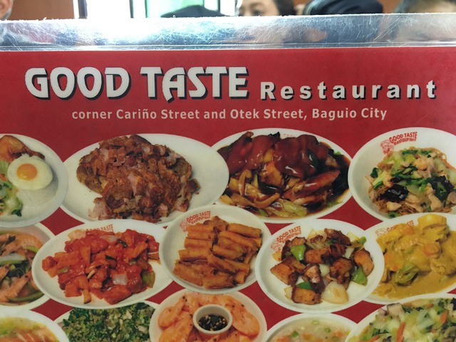 ERICJAZ FOODIES: GOOD TASTE RESTAURANT ( BAGUIO 2017 )