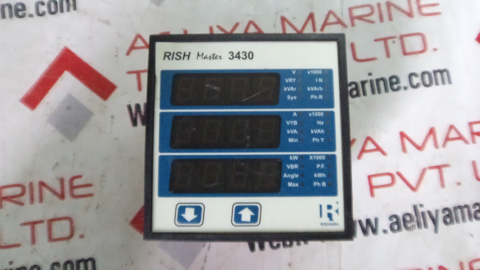 RISH MASTER 3430 MULTI FUNCTION POWER METER - Aeliya Marine