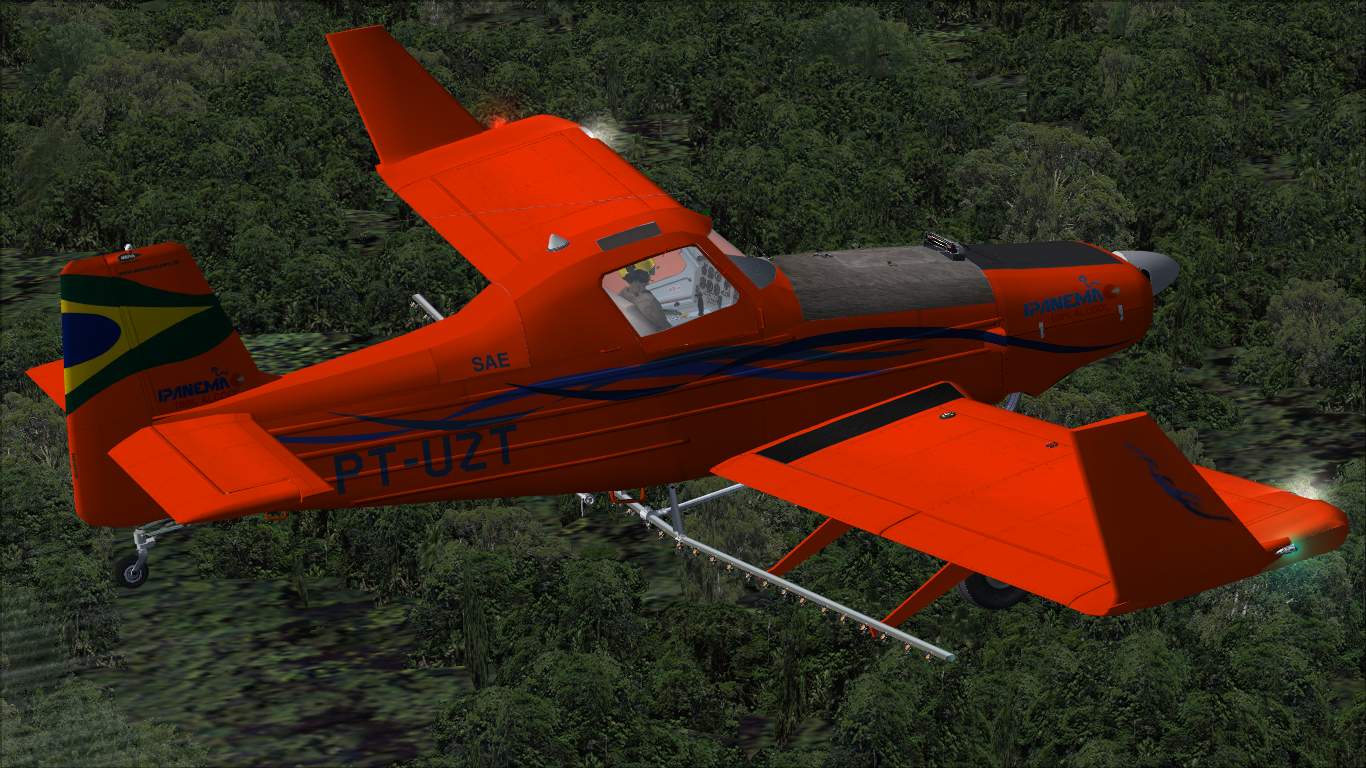 Texturas Brasileiras: Embraer EMB-202 Ipanema PT-UZT