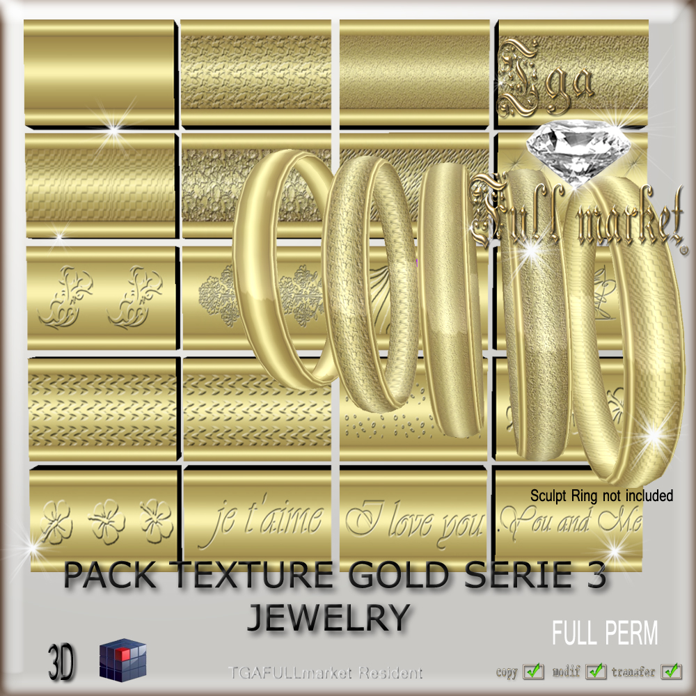 * SCULPT JEWELRY and MORE *: Pack Textures Jewelry