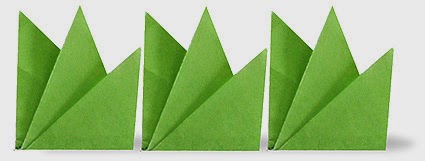 Grass - Easy Origami instructions For Kids