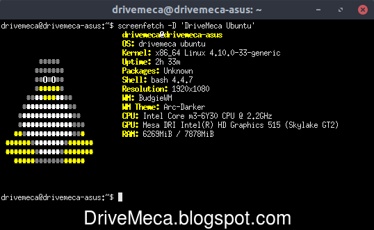 Mira las características de tu OS Linux con ScreenFetch ~ videoJuegos y ...