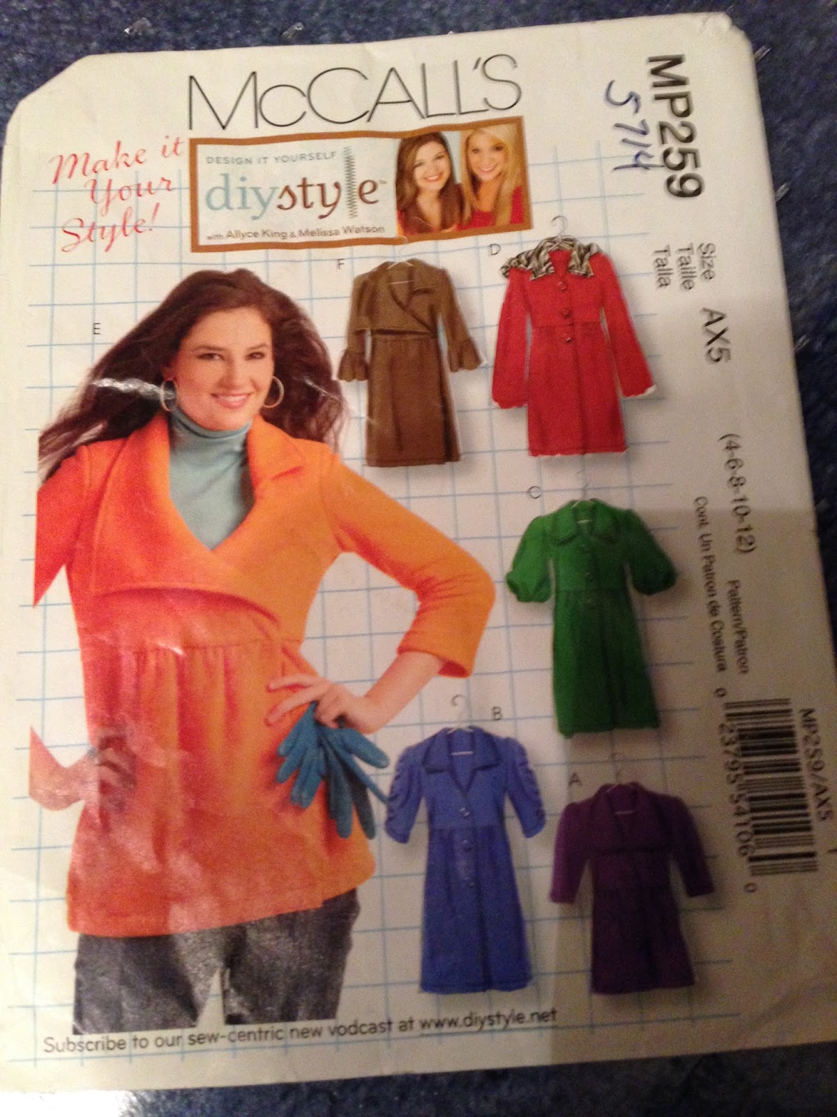 Not Enough Time: McCalls 5714 or MP259