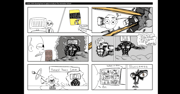 Make A One Page Comic Strip - Cartoon or Comic Design