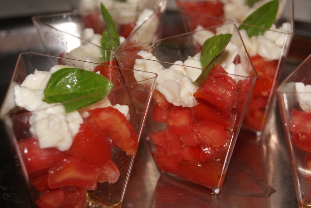 L'arzdouréina: Bicchierini salati: granita di anguria e prosciutto e ...