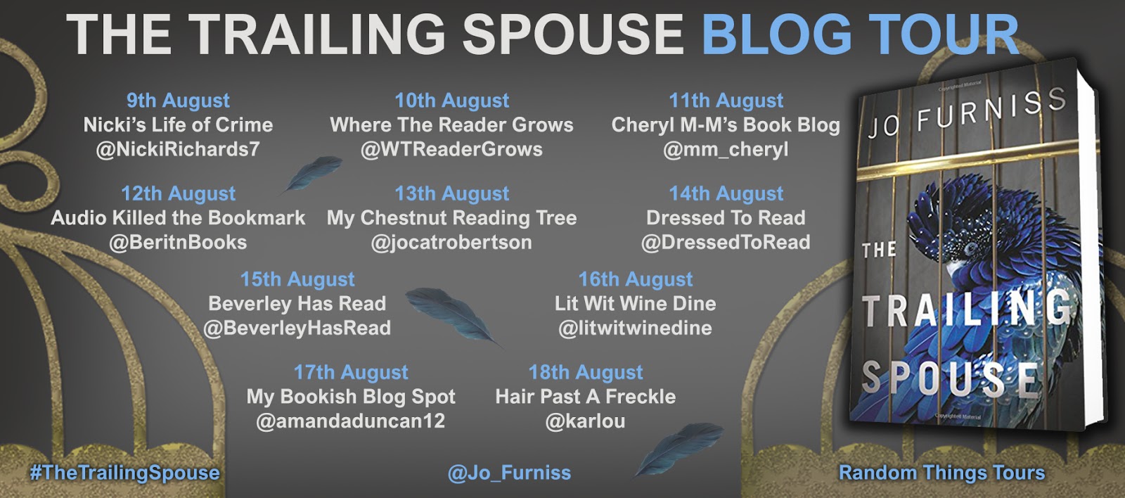 The Trailing Spouse by Jo Furniss #BookReview #BlogTour
