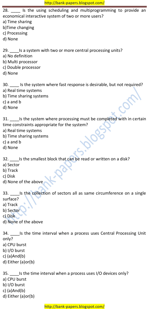 Exercise 9 Bank Exam Computer Awareness exercise-9-bank-exam-computer-awareness