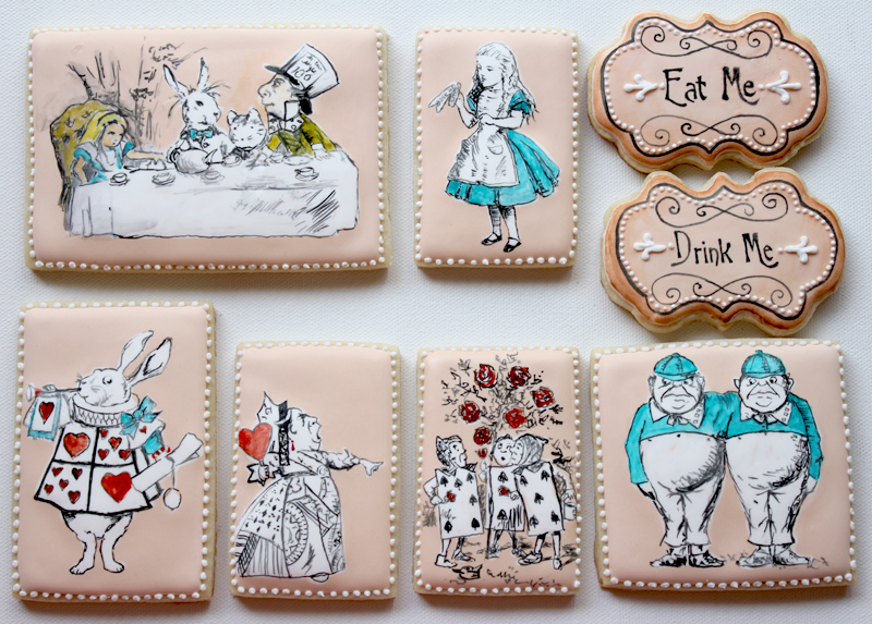 Alice In Wonderland Cookies Eat Me